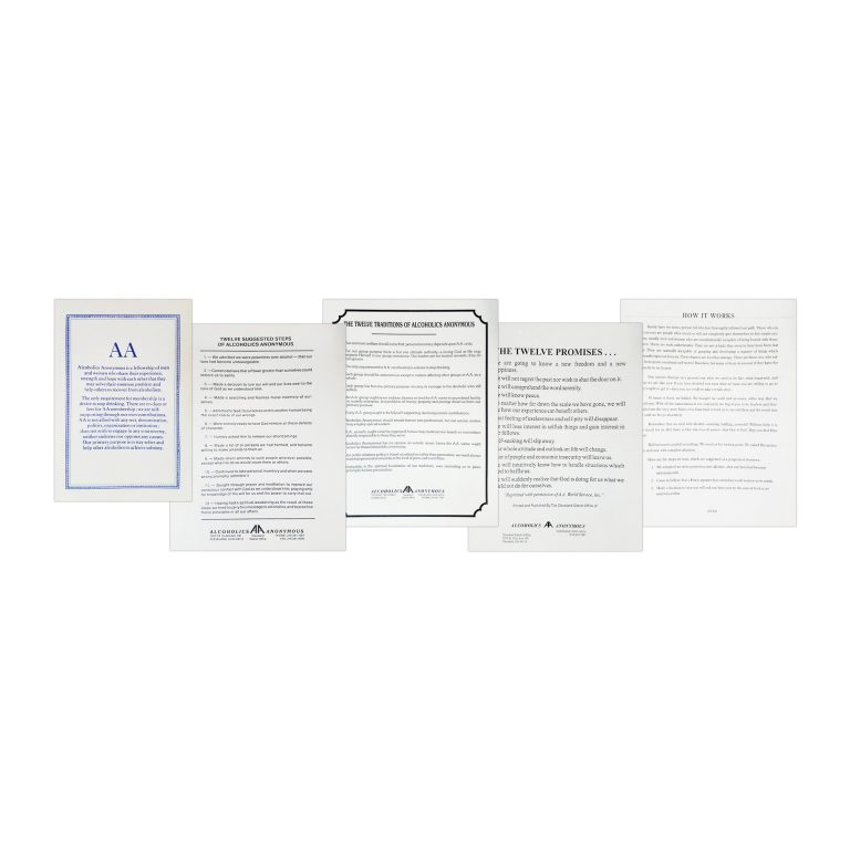 Alcoholics Anonymous Literature, Books, Pamphlets Shop