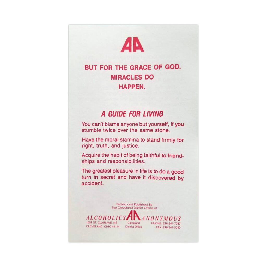 AA Pamphlets at Alcoholics Anonymous Conference Approved Store