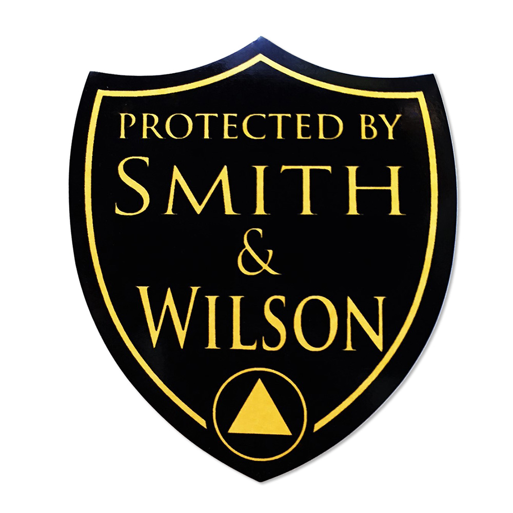 Protected by Smith & Wilson Sticker - Alcoholics Anonymous Cleveland
